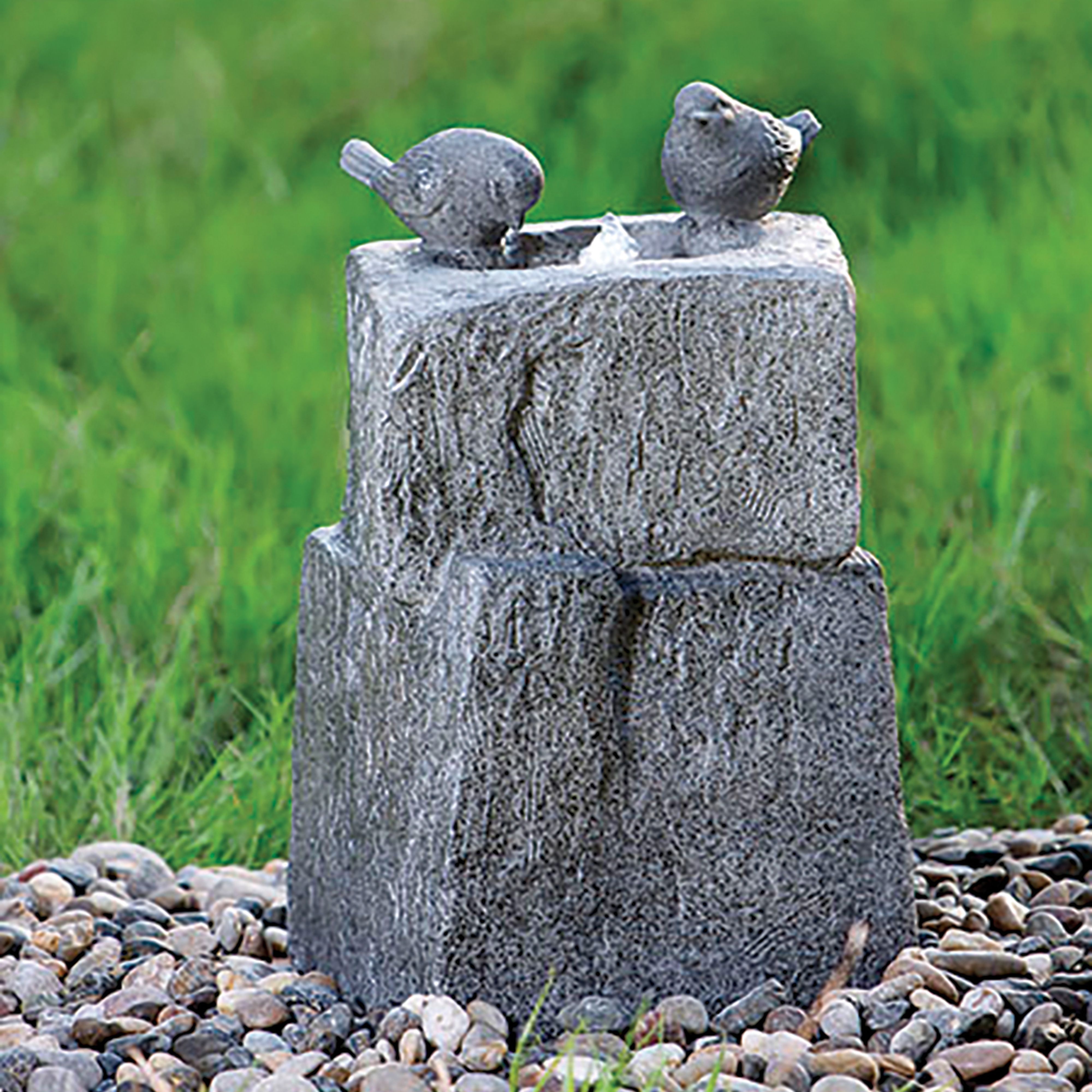 Bird Water Feature Grey | Woodlodge Products