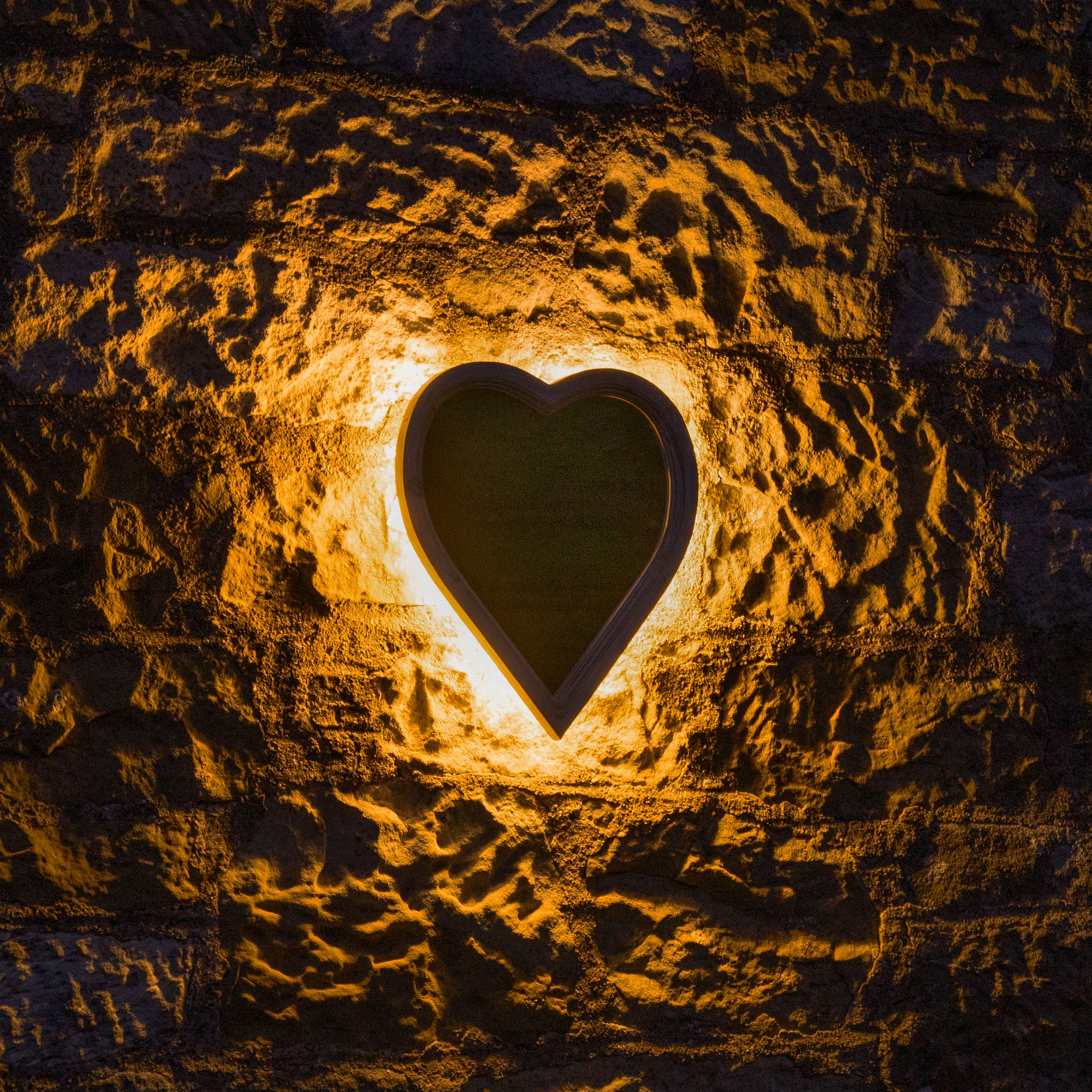 Small Heart Solar Mirror | Woodlodge Products