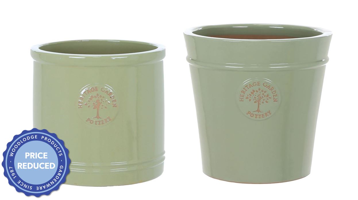 Heritage Green Pots | Woodlodge Products