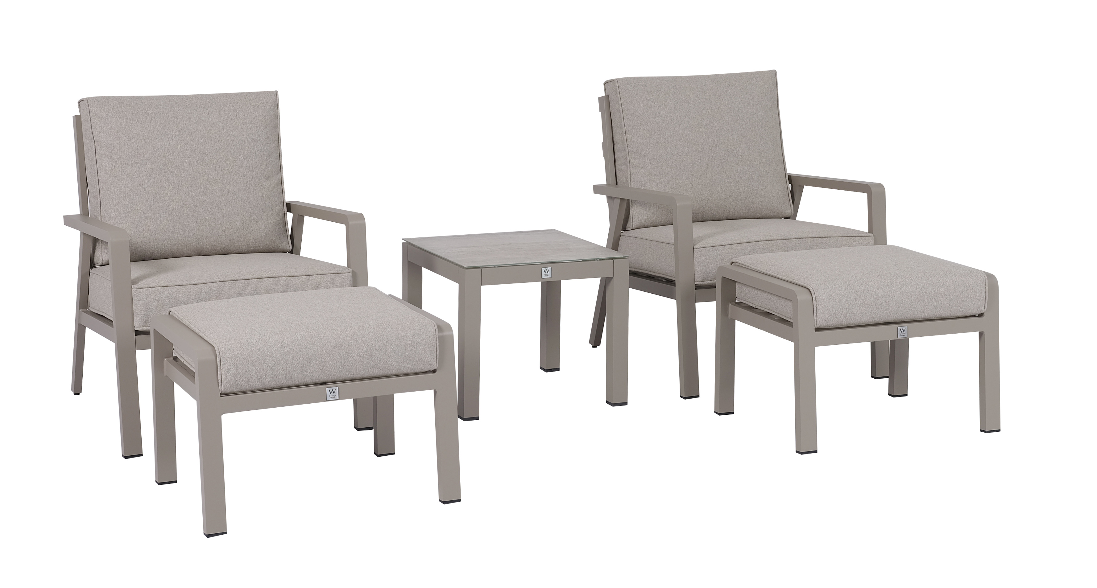 Bali 5pc Lounge Set Oat | Woodlodge Products