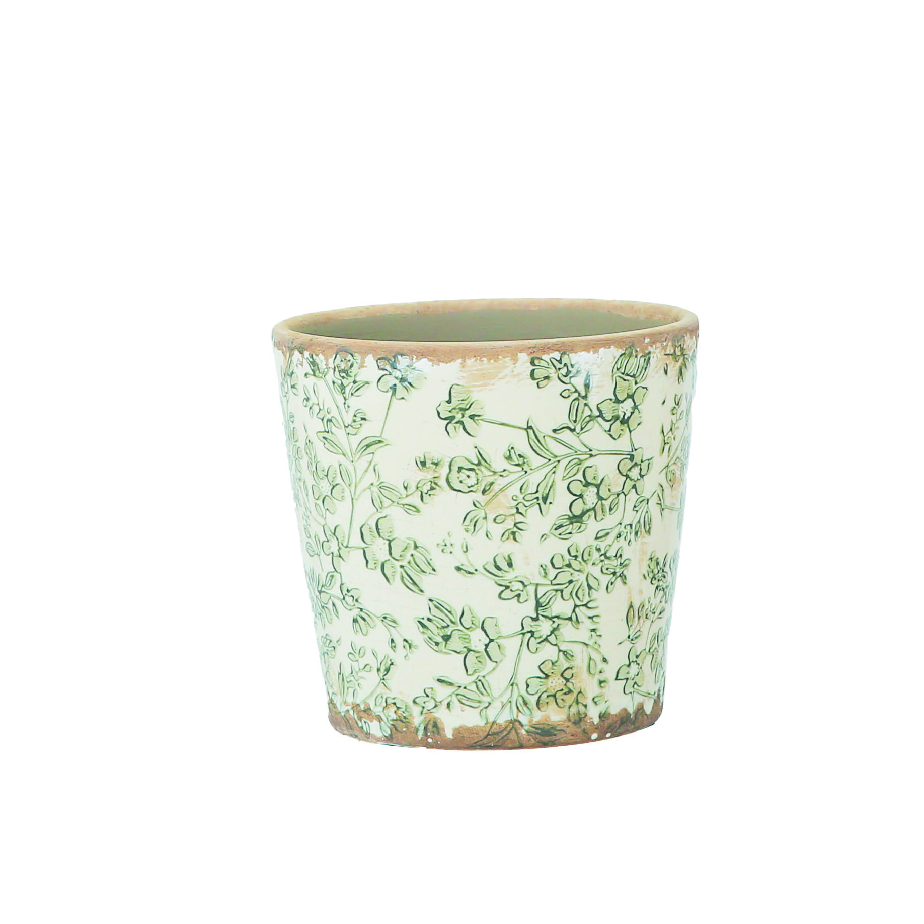 17cm Daphne Green Pot | Woodlodge Products