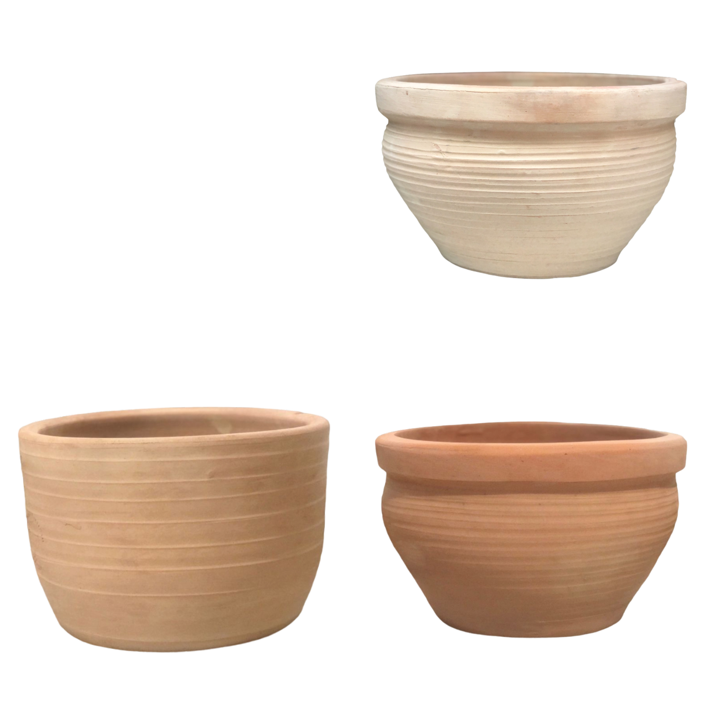Set Of 3 Bulb Pots | Woodlodge Products