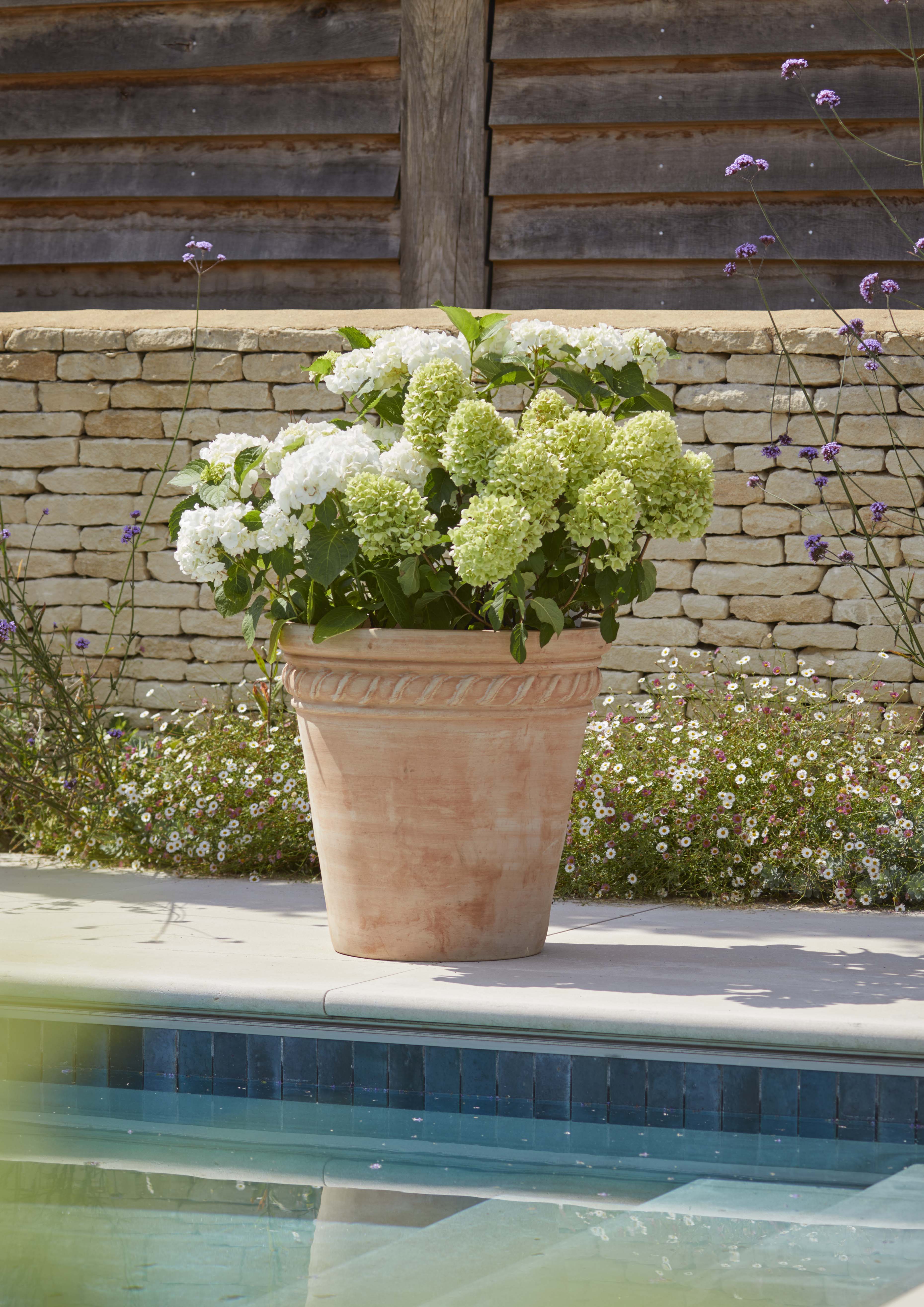 70cm Rope Pot Terracotta | Woodlodge Products