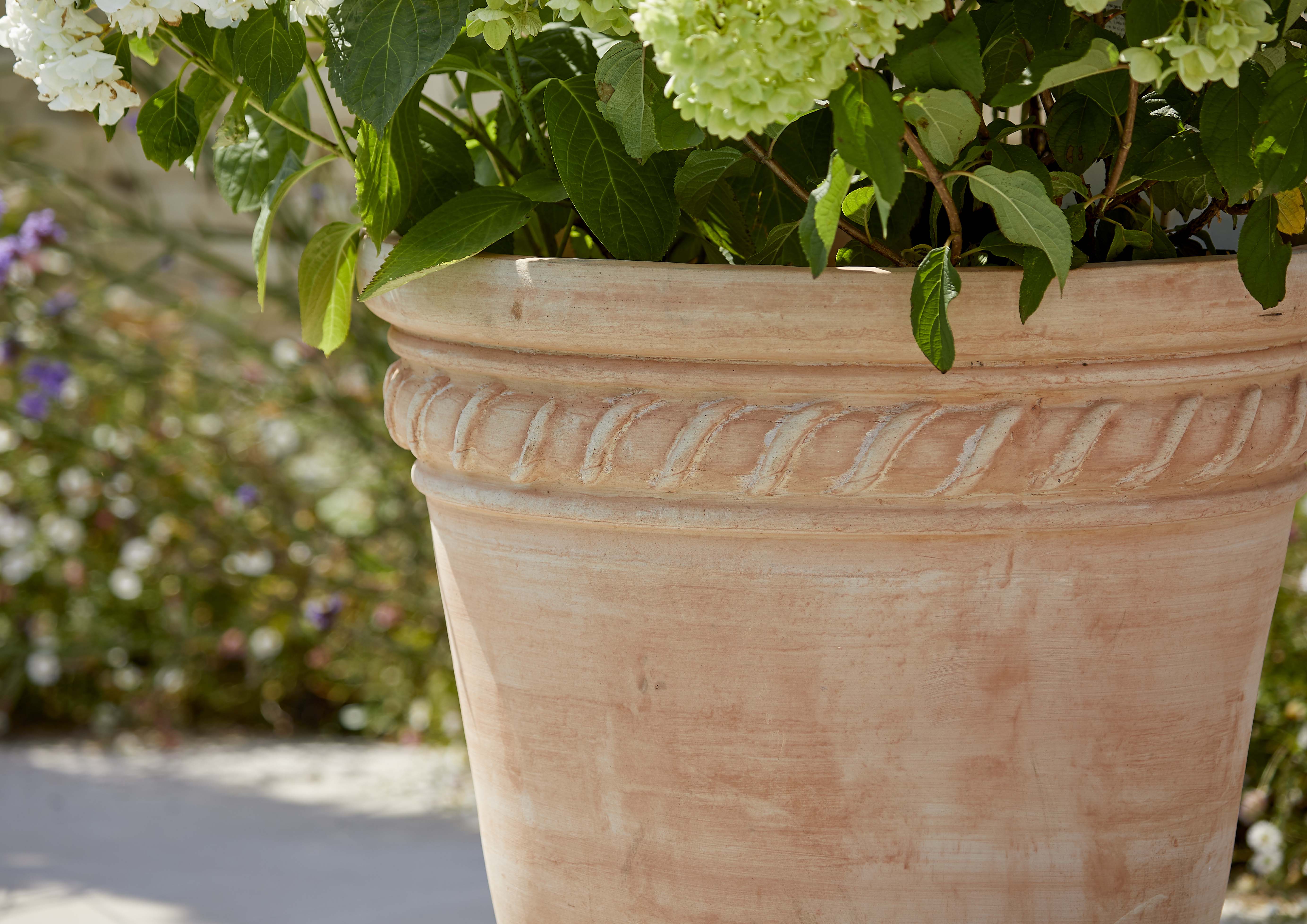 70cm Rope Pot Terracotta | Woodlodge Products