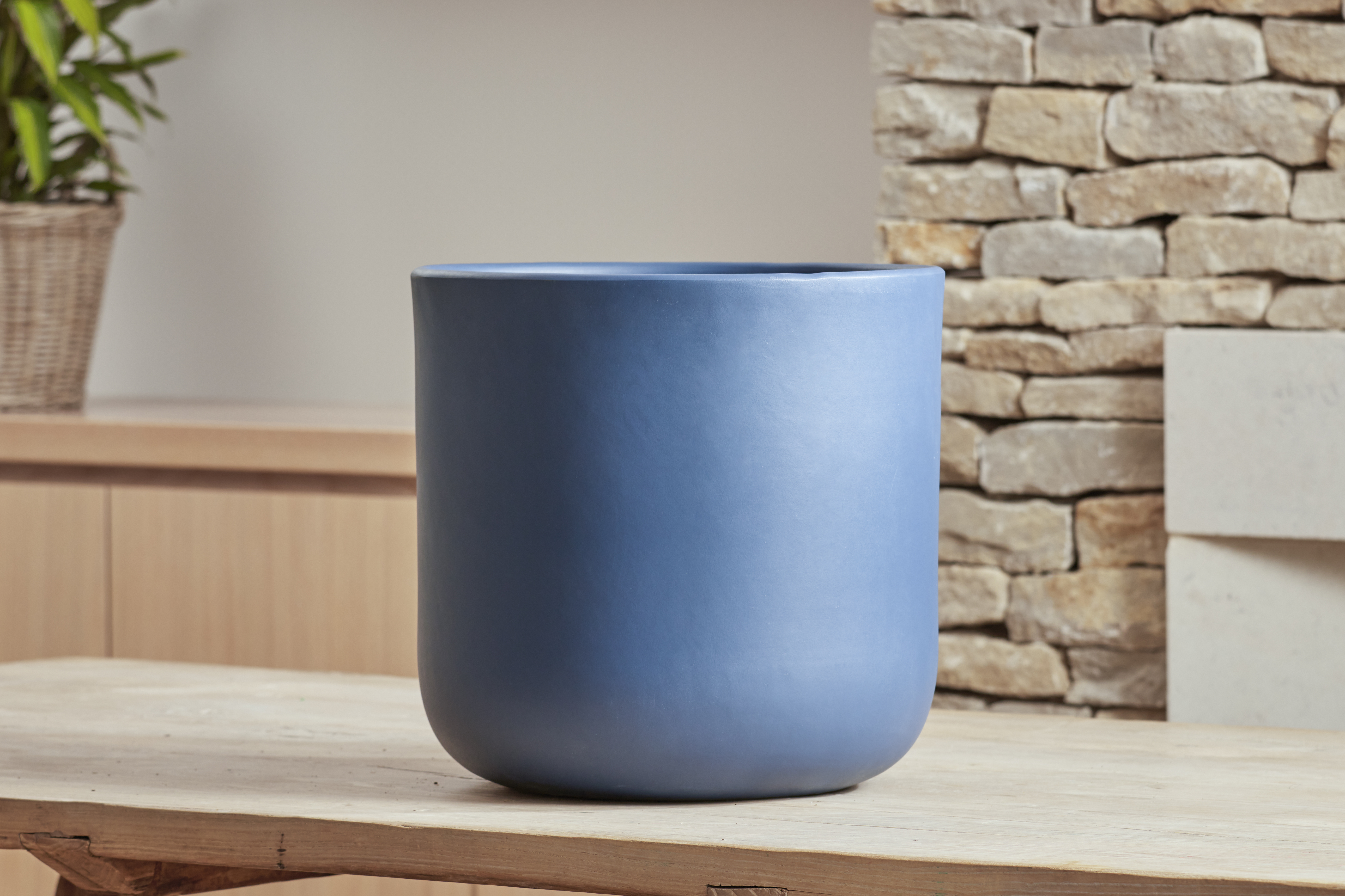 Capri Pot Dark Blue 12cm | Woodlodge Products