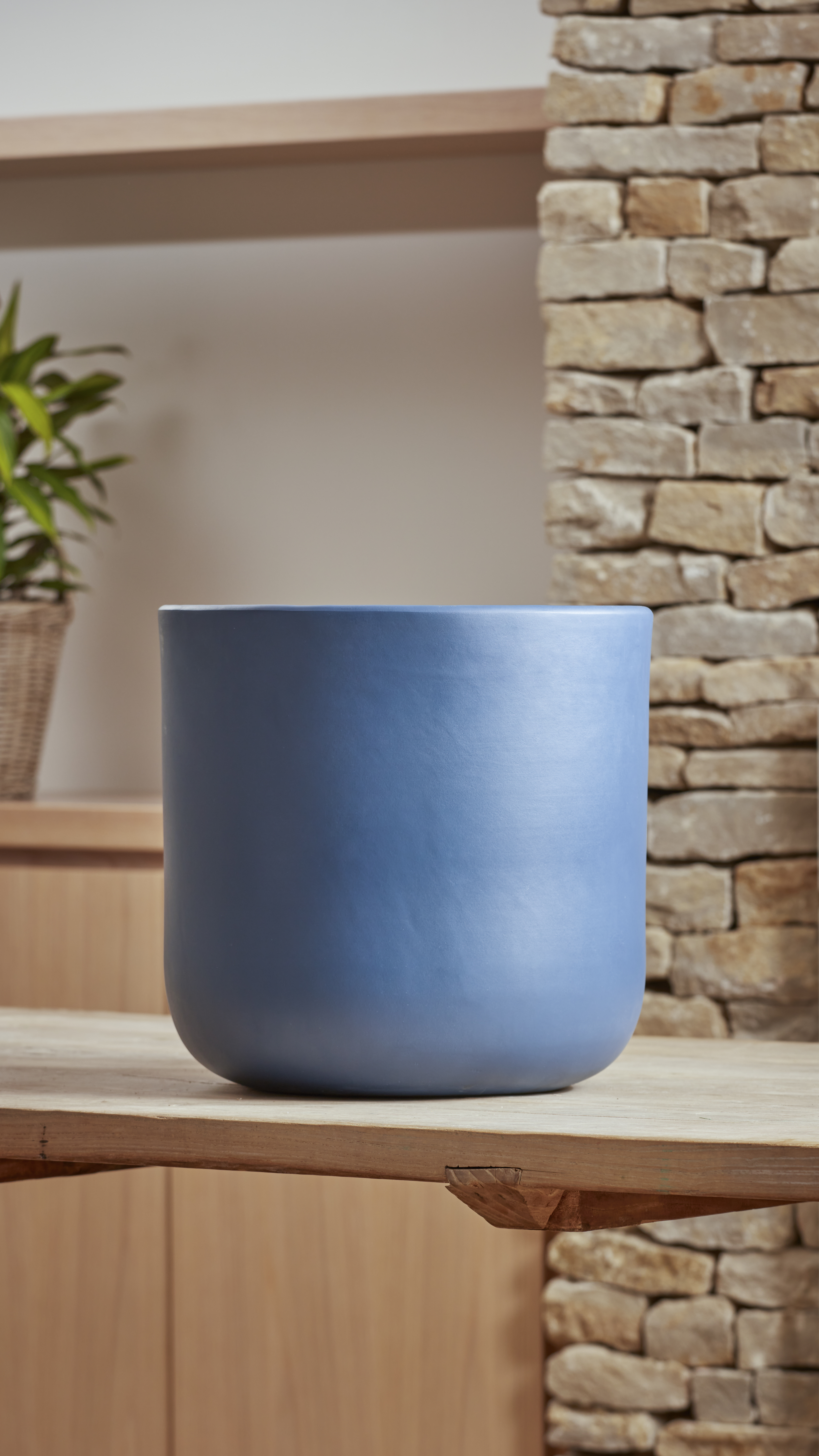 Capri Pot Dark Blue 14cm | Woodlodge Products